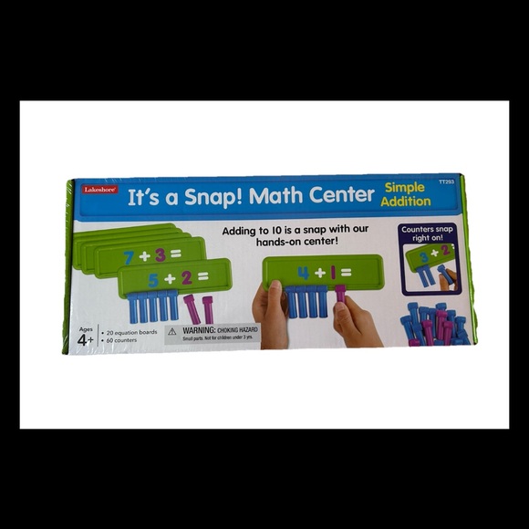 Lakeshore | Toys | Lakeshore Its A Snap Math Center Simple Addition New ...
